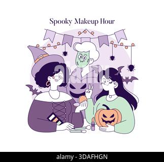 Group of bats in halloween theme illustration Stock Vector Image & Art ...