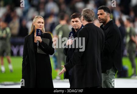 Joleon Lescott and Steve McManaman before the FA Cup fourth round draw ...