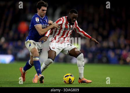 Ivan Azon of Ipswich Town with the ball during the Sky Bet Championship ...