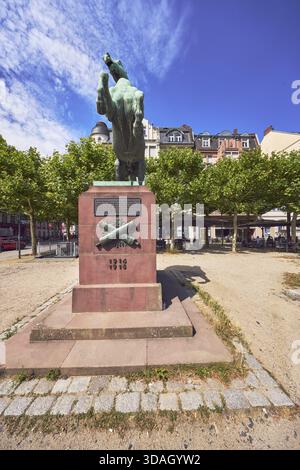 Blue sky with clouds Altocumulus, Germany, Europe Stock Photo - Alamy