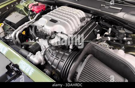 Yerevan, Armenia, November 12, 2025: Dodge Challenger SRT Supercharged ...