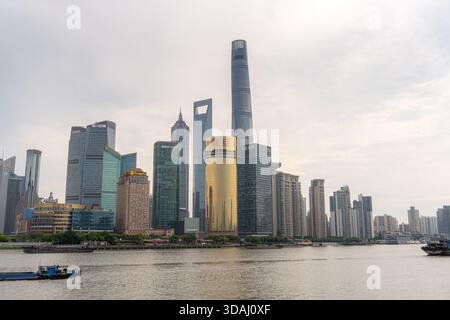 May 5, 2025, Shanghai, China: Shanghai skyline and modern commercial ...
