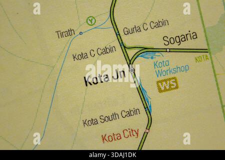 Kota Jn - India Railways junction schematic transport map train station ...