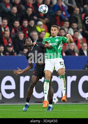 from left: Ernest Poku (Leverkusen), Alexander Prass Sinsheim, January ...