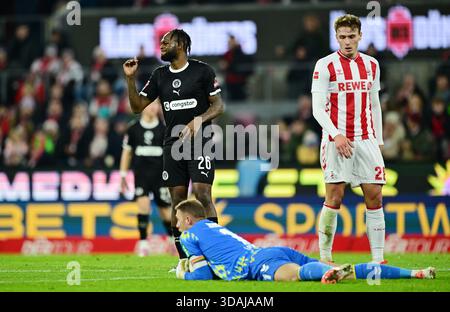 from left: Ricky-Jade Jones (St. Pauli), Konstantinos Koulierakis ...