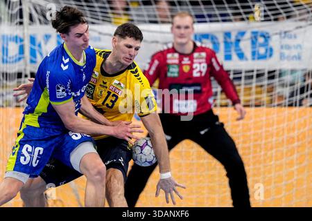 from left: Miro Schluroff (Germany), goalkeeper Matej Mandic (Croatia ...