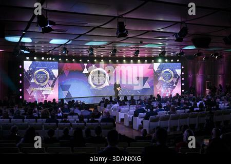 Milano, Italy. 11th Dec, 2025. Urbano Cairo and Lorenzo Musetti attends ...