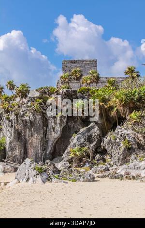 Playa Ruinas in the Archaeological Zone of Tulum, Quintana Roo, Mexico ...