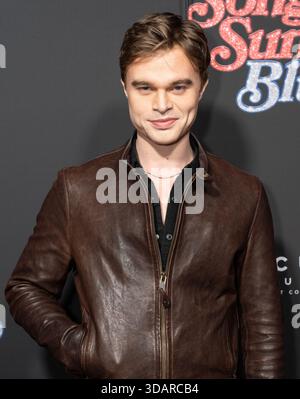 John Beckwith attends the premiere of "Song Sung Blue" at AMC Lincoln ...