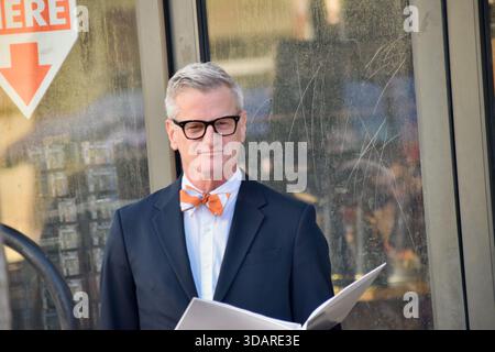 Entertainment journalist Marc Malkin attends the Hollywood Walk of Fame ...