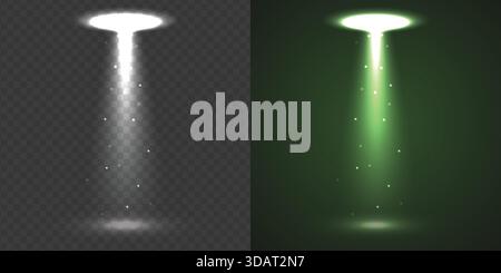 Green Wide Spotlight Beam Rays Stock Vector Image & Art - Alamy