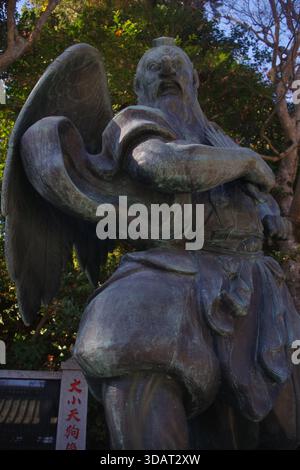 Tengu Statue of Mt Stock Photo - Alamy