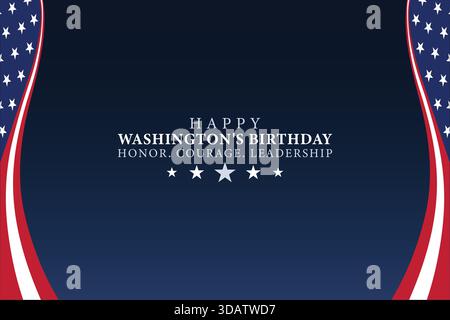 Celebrating George Honoring Washington's Legacy on February 22 Stock ...