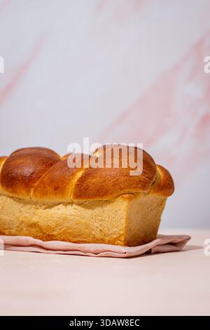 Fresh Baked brioche soft and fluffy bun white Bread or milk bread ...