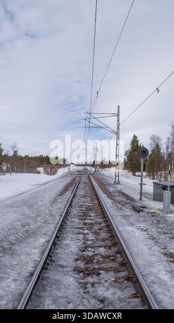 electric pole on a snowy hill Stock Photo - Alamy