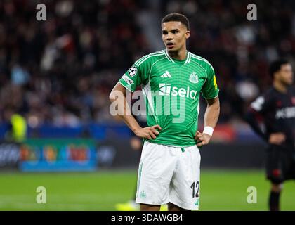 Malick Thiaw Of Newcastle United during the Premier League match ...
