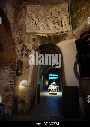 Underground chalk cellars of domaine vranken pommery: historic ...