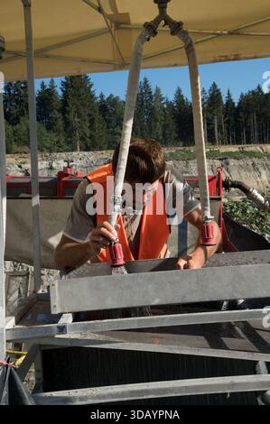 Hammerschmiede excavation director Thomas Lechner is searching for ...