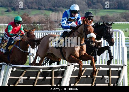 Cheltenham, UK, Saturday 13th December 2025; Minella Study and jockey ...