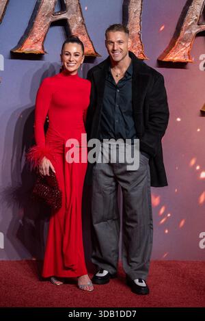 Steph Elwood, Lewis Robling attend the UK Premiere of 'Avatar: Fire and ...