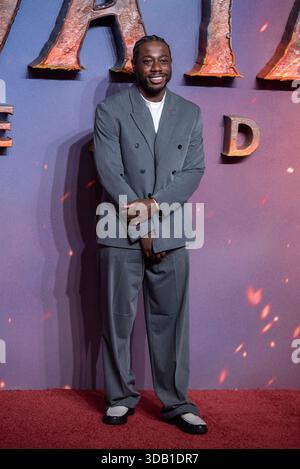 Asher Glean attends the UK Premiere of 'Avatar: Fire and Ash' held at ...