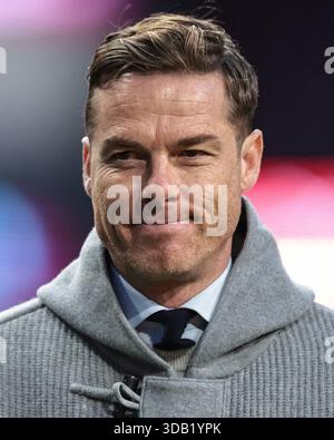 Scott Parker Manager Of Burnley Arrives during the Burnley v Everton ...