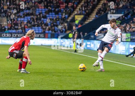 Max Conway #25 of Bolton Wanderers F.C during the Sky Bet League 1 ...