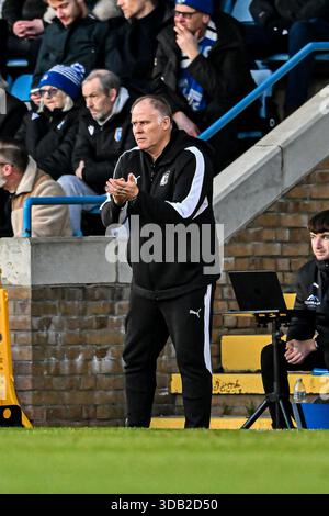 Barrow Interim manager Neil McDonald during the Sky Bet League 2 match ...