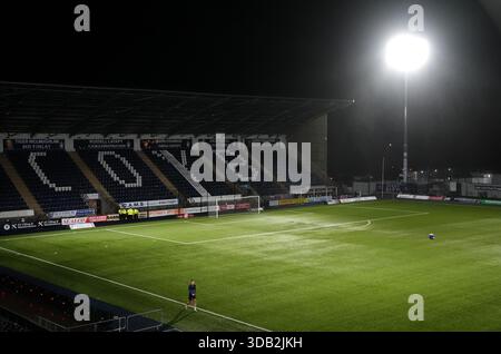 Falkirk on the pitch ahead of the William Hill Premiership match at ...