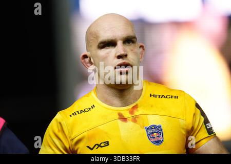 Newcastle Red Bulls' Tom Christie (centre) during the ECPR Challenge ...