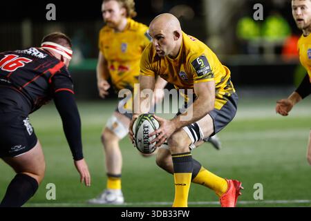 Newcastle Red Bulls' Tom Christie (centre) during the ECPR Challenge ...