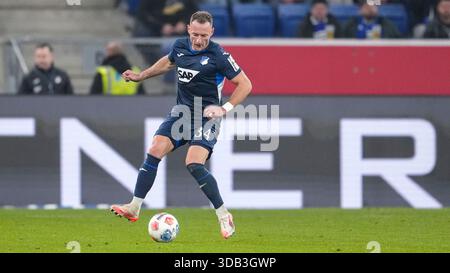 Vladimir Coufal (Hoffenheim, 34), on the ball, free-standing shot, full ...