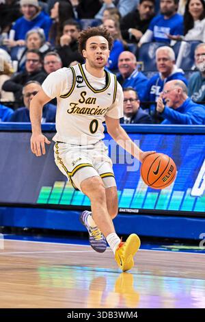 DECEMBER 31, 2025: Saint Louis Billikens guard Amari McCottry (4) goes ...