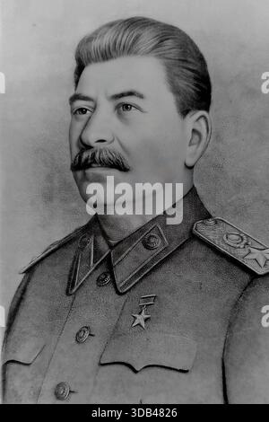 Portrait of Joseph Stalin. 1950s Stock Photo - Alamy