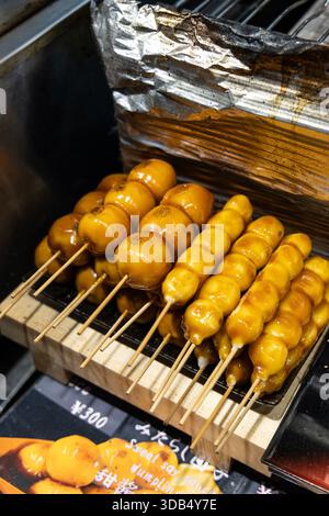 Kuromon Ichiba, food market in Osaka. Vegetable store with various ...