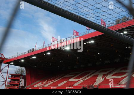 The Brian Clough Stand prior to kick off during the Premier league ...