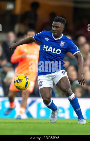 Cedric Kipre of Ipswich Town with the ball during the Sky Bet ...