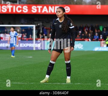 Crawley, England, on 14 December 2025 Sophie Baggaley ahead of the WSL ...