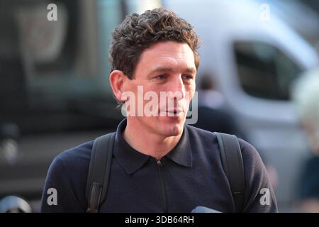 Keith Andrews manager of Brentford arrives at the stadium prior to kick ...