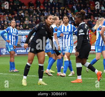 Crawley, England, on 14 December 2025 Sophie Baggaley ahead of the WSL ...