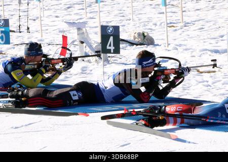 SAMUELSSON Sebastian (SWE, 1), Shooting range, GER, Ruhpolding, BMW IBU ...