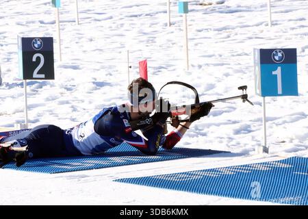 PERROT Eric (FRA, 5), Shooting range, GER, Ruhpolding, BMW IBU World ...