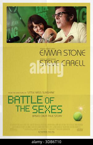 Battle of the Sexes (2017) directed by Jonathan Dayton and Valerie ...