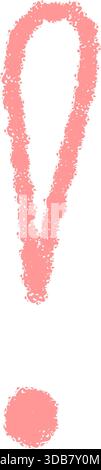 Hand drawn exclamation mark symbol. Black sketch exclamation mark ...