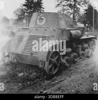 The Renault AMR 33 is a French reconnaissance tank, displayed at the ...