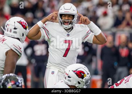 Arizona Cardinals quarterback Jacoby Brissett (7) against the San ...