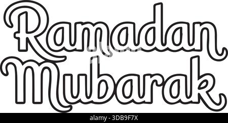 Ramadan mubarak coloring page Stock Vector Image & Art - Alamy