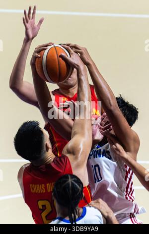 Bangkok, Thailand. 15th Dec, 2025. (From L-R) Muhammad Fakrul Afizul ...