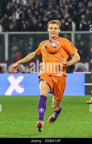 Pietro Comuzzo (Fiorentina) during ACF Fiorentina vs Udinese Calcio ...