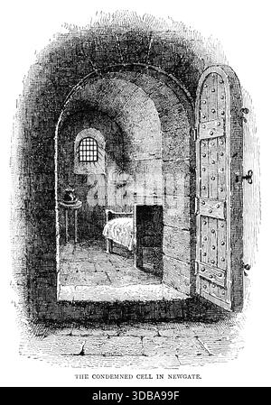 Newgate Prison - the condemned cell Stock Photo - Alamy